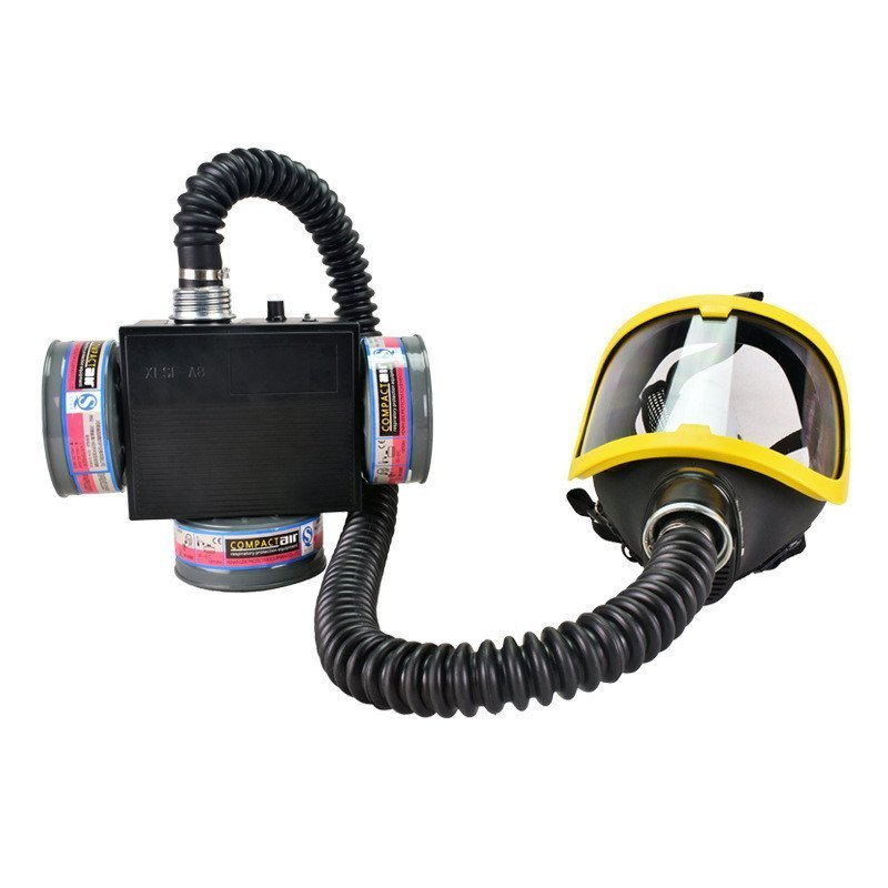 Forced Filtration Air Supply Protection Power Half Face Mask Respirator ...