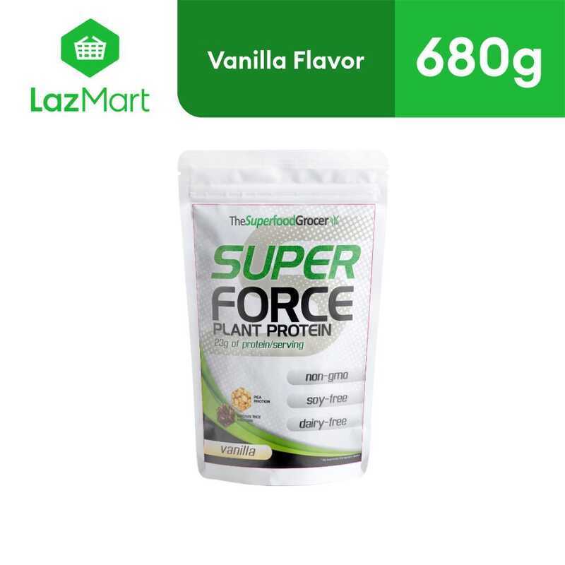 The Superfood Grocer Super Force Plant Vegan Protein Vanilla 680G / 1.5 ...