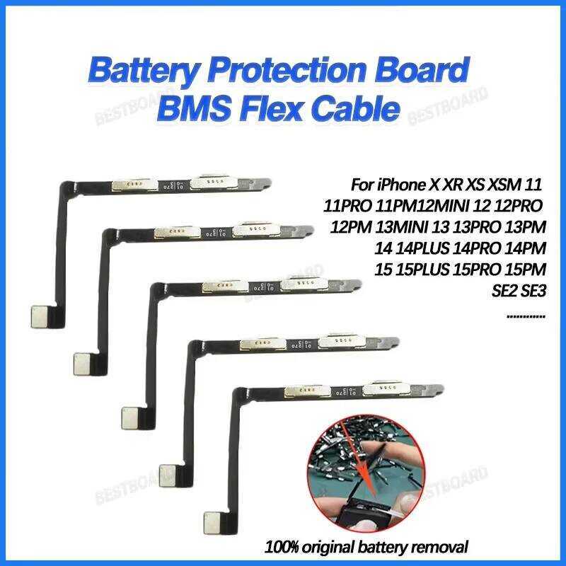 Flex BMS Battery Protection Board with Flex Cable for iPhone X XR XS 11 ...