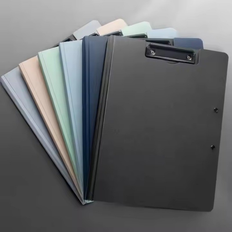 Universal Double Clip A4 A5 Clipboard with Cover Long File Folder ...