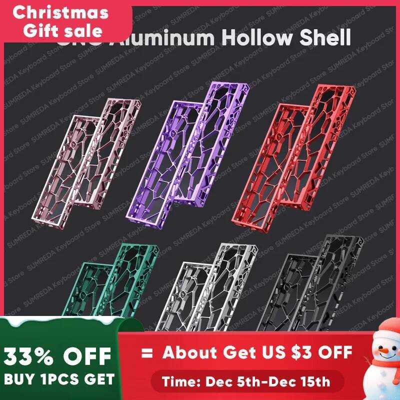 Wooting 60HE GH60 Holy60 Hollow Aluminum Case Shell 60% Keys Layouts ...
