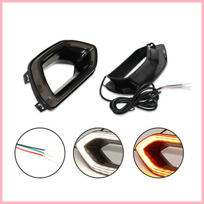 For 2015-2021 Dodge Charger SRT Scat Pack Smoke Switchback LED DRL ...