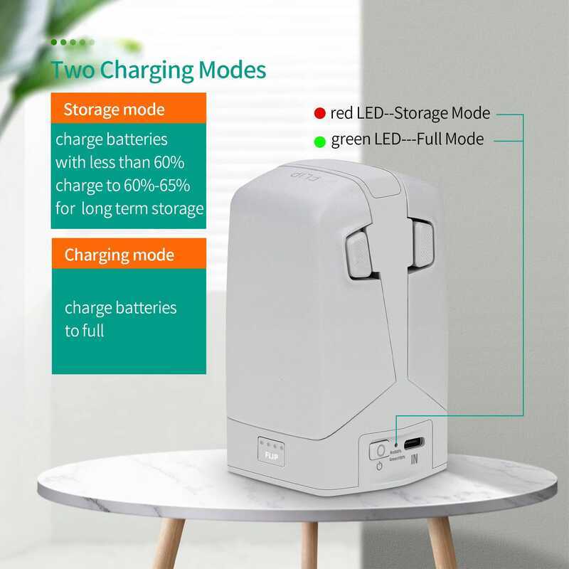 DJI For Flip Battery Charger Two way Charging Hub Vertical Butler Power ...