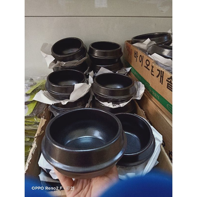 Korean Earthen Stone Bowl Pot (Ttukbaegi)( Bowl only ) | Shopee Philippines