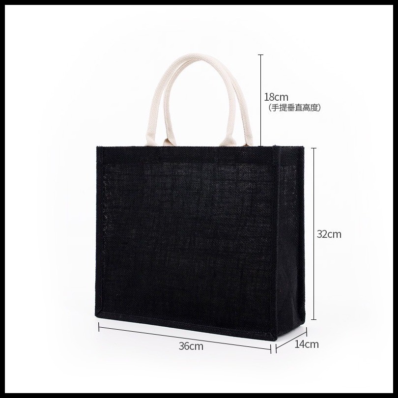 Eco Friendly Abaca Tote Bag Linen Jute Burlap Shoulder Bag Waterproof ...
