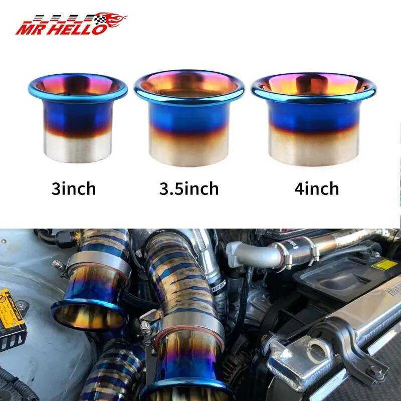 Inch Inlet Blue Tip Stainless Steel Racing Car Cold Air Compressor ...