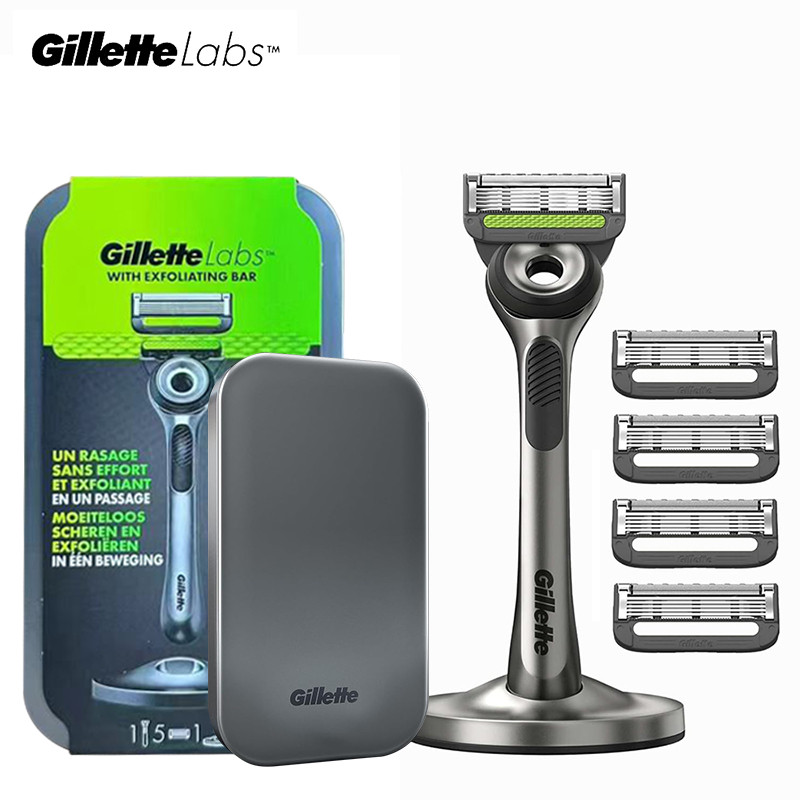 Gillette Labs Razor Kits with Metal Travel Case | Shopee Philippines