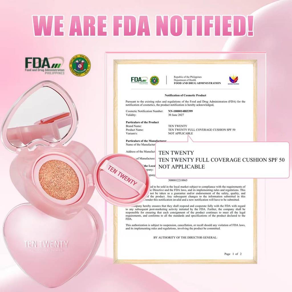 BUY 1 TAKE 1 TEN TWENTY Foundation - SPF50 Full Coverage Waterproof ...