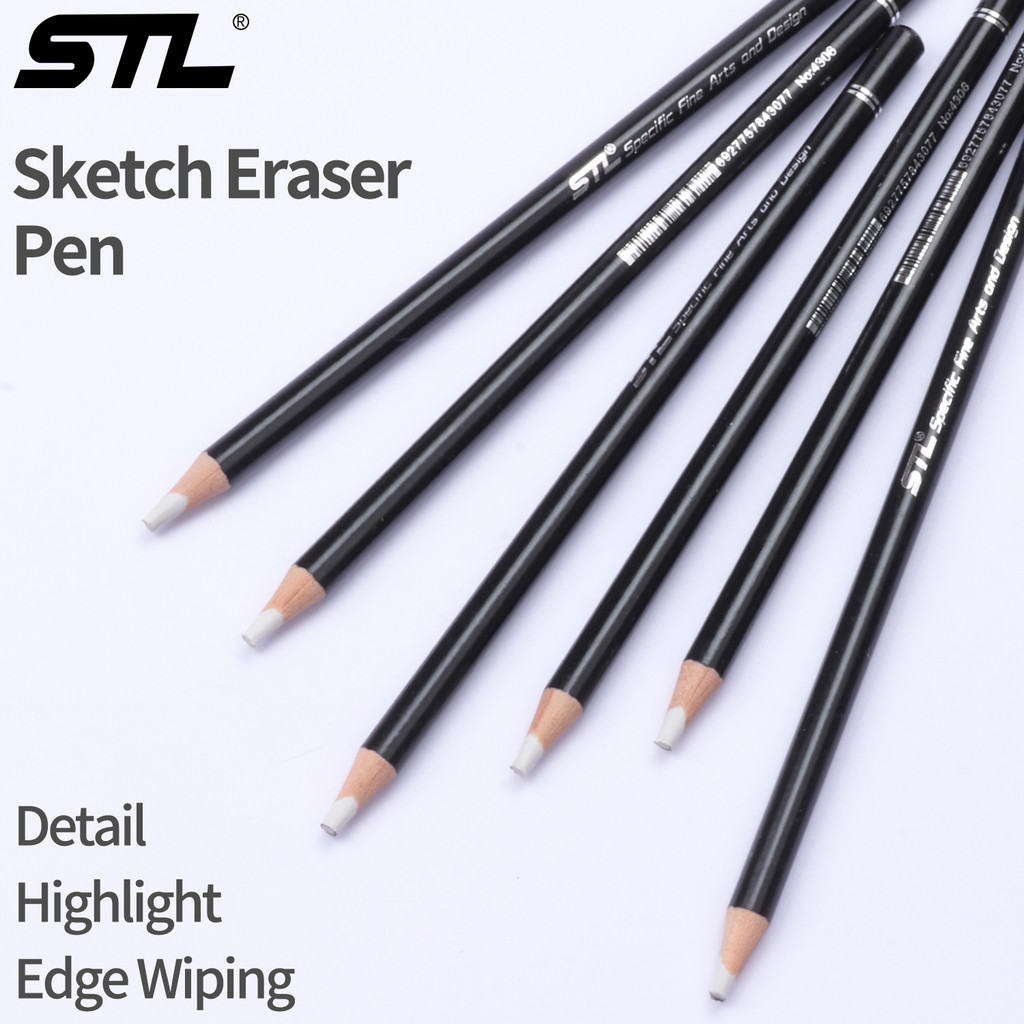 6/12/18/24pcs Rubber Pen Pencil Eraser For Drawing Manga High Precision ...