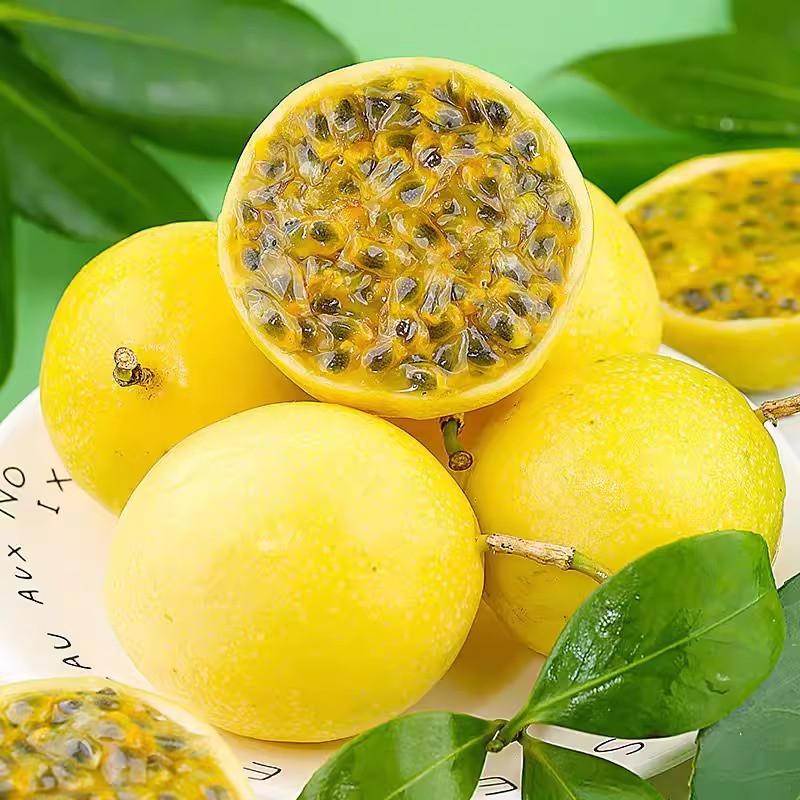 50 Seeds Yellow Passion Fruit Seeds for Planting Sweet Juicy Climbing ...