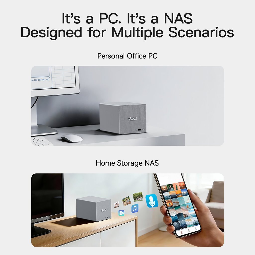 【NEW】Beelink Me Pro N150 Intel Twin Lake DDR5 M.2 2280 PCle3.0 WIFI6 ...