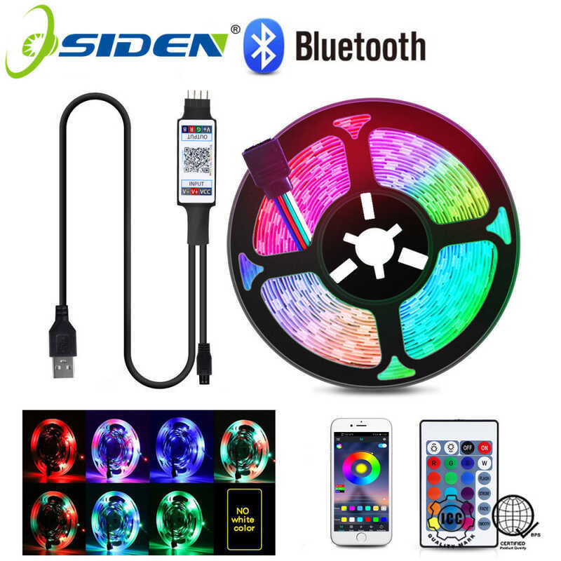 Bluetooth LED Strip Lights Tape 15M RGB 2835 SMD Luces Flexible Ribbon ...