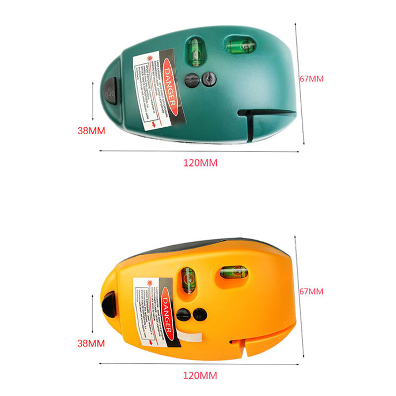 Infrared Laser Level Tool | 90° Mouse Type Vertical Horizontal Line ...