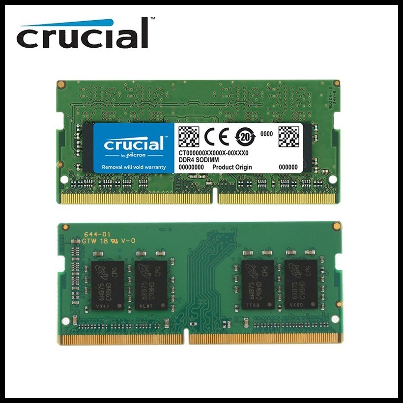Crucial Laptop RAM DDR4 ﻿4GB 8GB 16GB 2400MHZ 2666MHZ 3200MHZ SODIMM ...