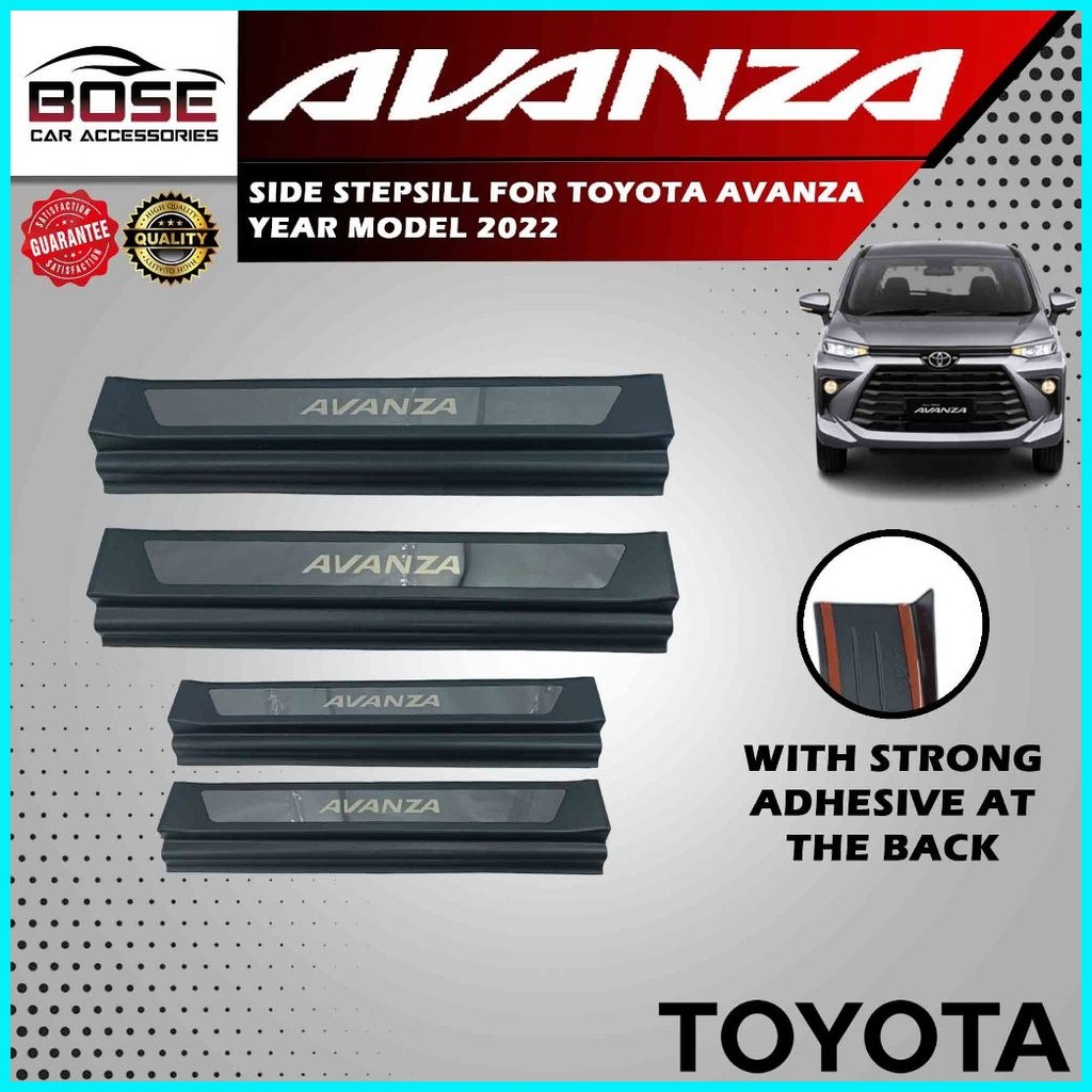 Side Stepsill for Toyota Avanza 2016 2017 2018 2019 2020 2021 / 2022 ...