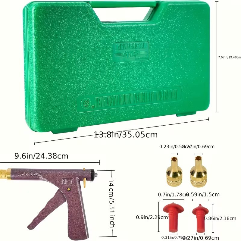 Car Tire Puncture Professional Repair Kit Repair Nail Vacuum Gun Tire ...