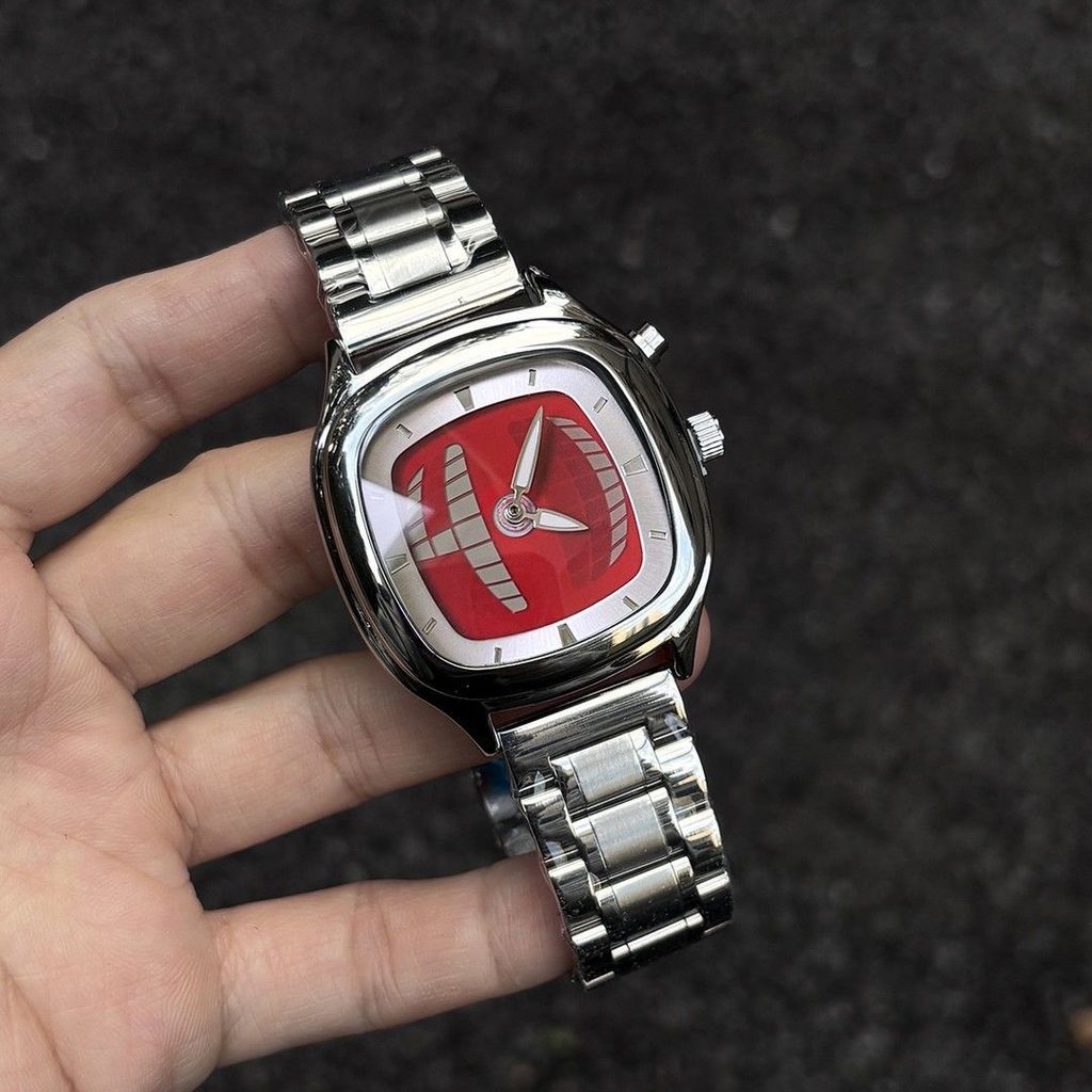 Retro Fashionable Non-Mechanical Men's Watch Trendy Niche Cool Dynamic ...