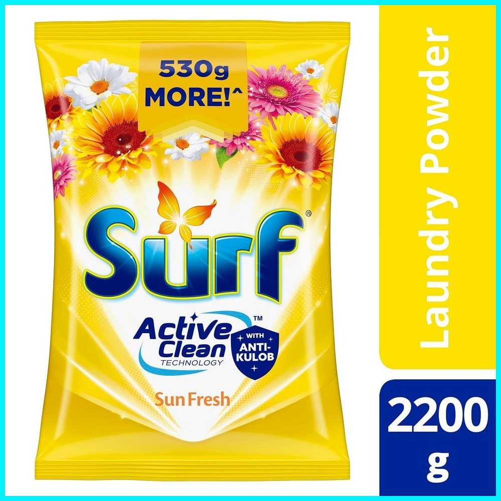 Surf Laundry Detergent Powder Sun Fresh 2200g | Shopee Philippines