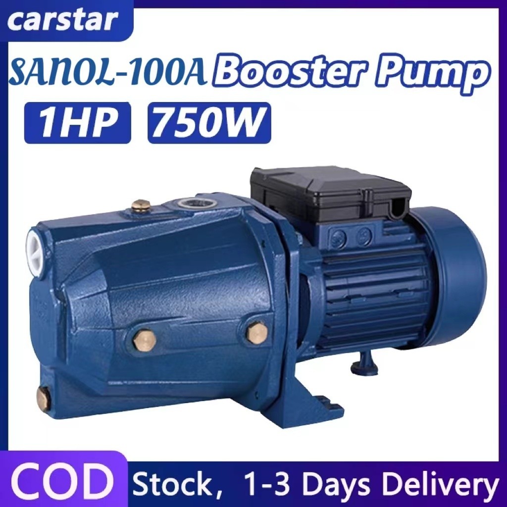 1HP Jet Pump Electric Water Booster Pump Self Priming Jetmatic Heavy ...