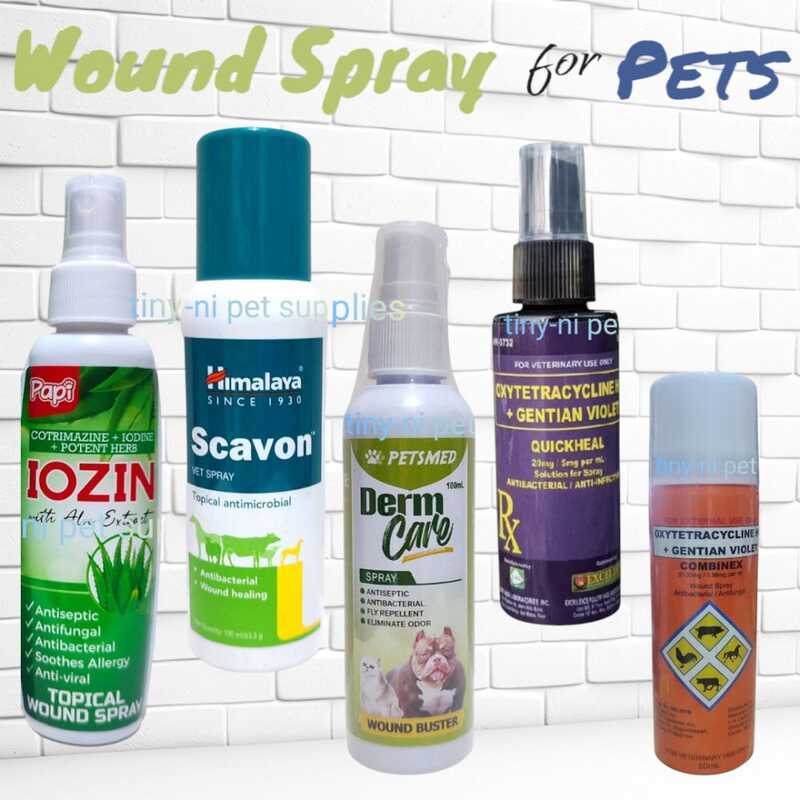 Spray for Pet Dogs and Cats| Iozin DermCare Wound Buster Scavon Quick ...