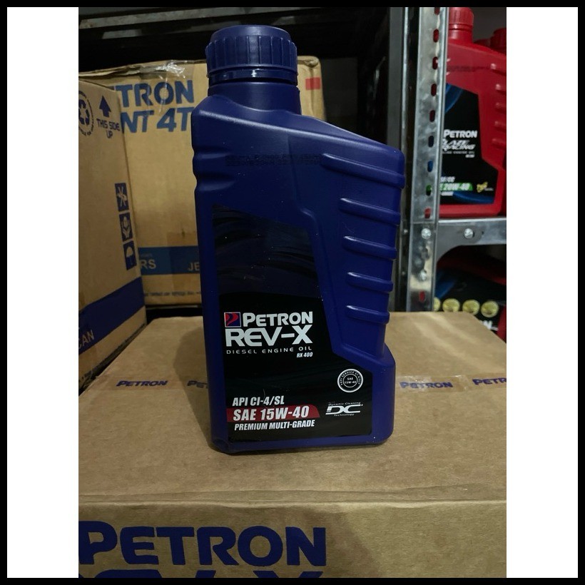 Petron Rev-X Diesel Engine Oil Sae 15W-40 RX400 1 Liter | Shopee ...