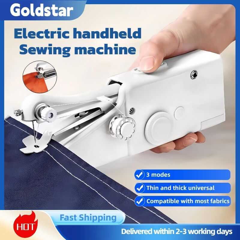 Goldstar Authentic Handy Stitch Portable And Cordless Handheld Sewing ...