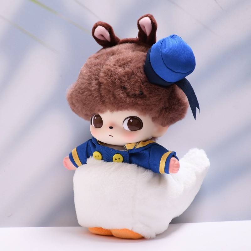 Suitable DIMOO Furry pendant clothes outfit 15-17cm doll Cowboy strap ...
