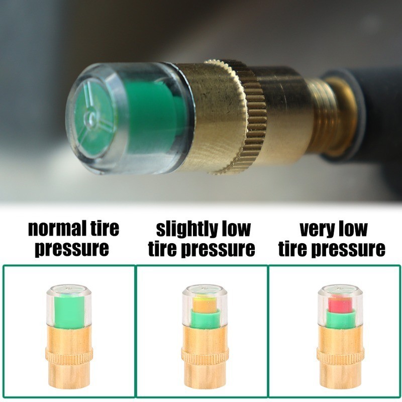 1/4Pcs Car Tire Air Pressure Sensor Monitors - Alert Monitoring Valve ...