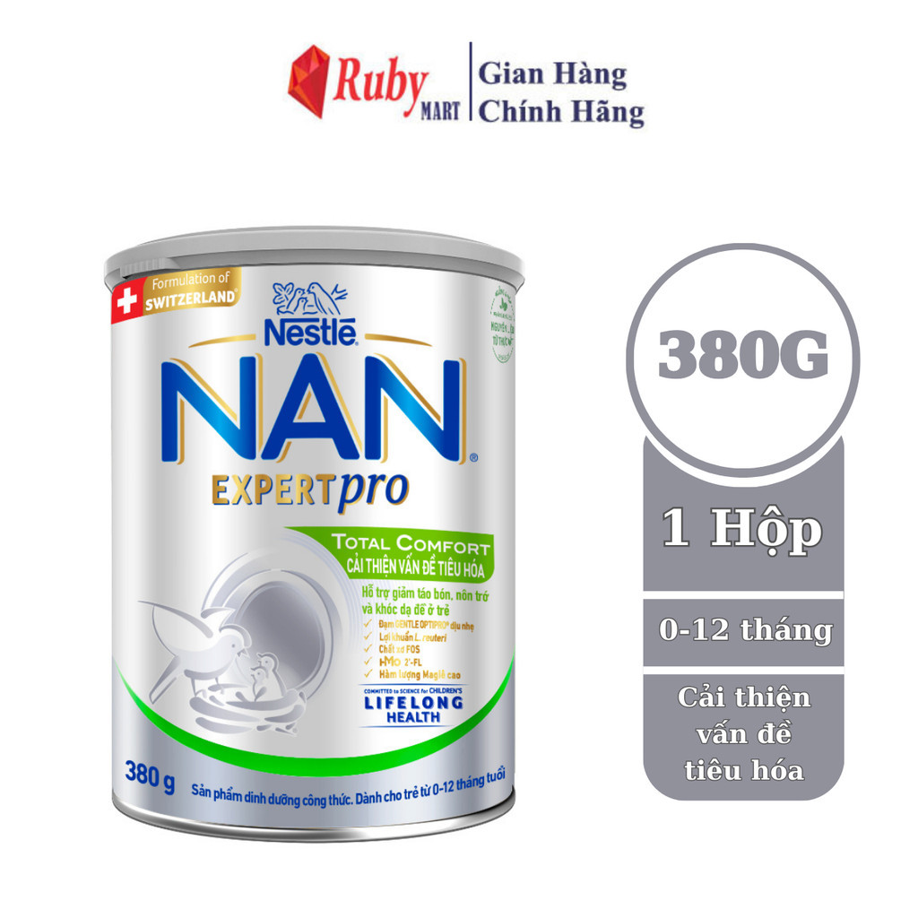 Nestlé NAN Expert Pro Total Comfort Powdered Milk 380gr - For children ...