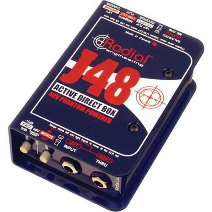 Engineering Radial J48 - Single Channel Active Direct Box | JG ...