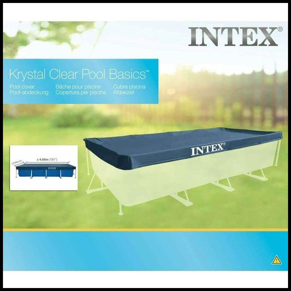 INTEX 28039 Pool Cover with small holes for 4.5m x 2.2m Pools (28272/ ...