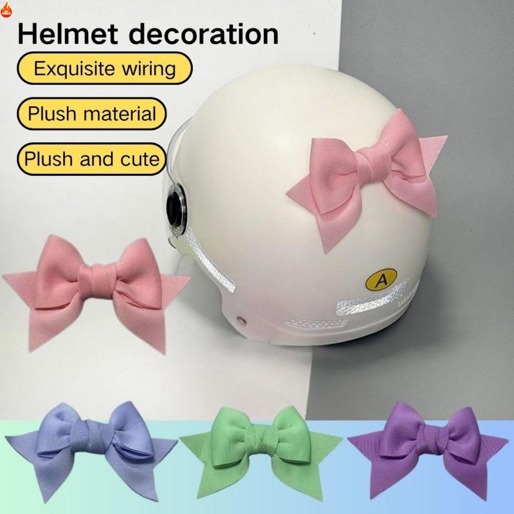 Helmet Ribbon decoration Helmet Bow Motorcycle Electric Bike Skiing ...