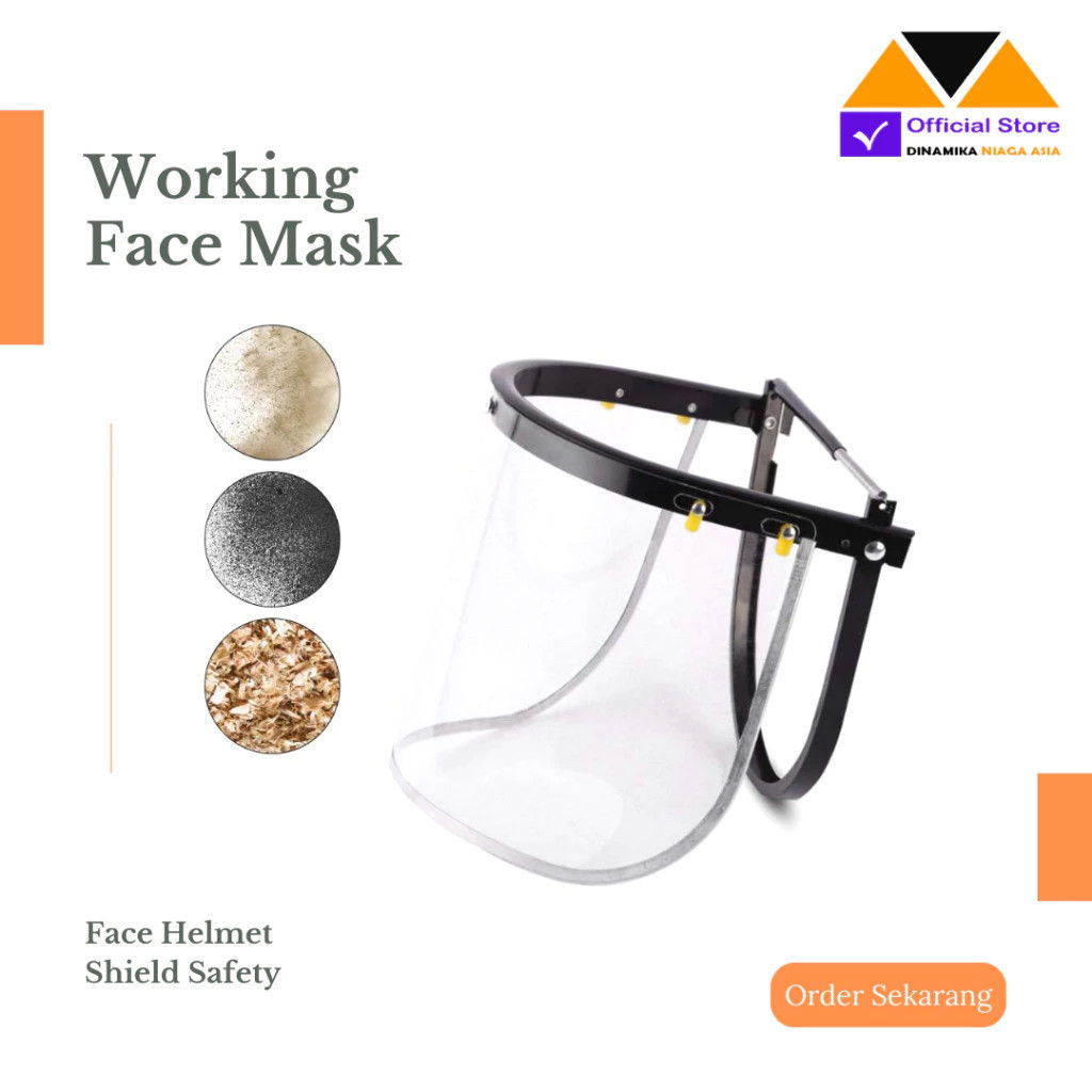 Protection Mask/Face Shield PC Material Aluminum Bracket Transparent ...