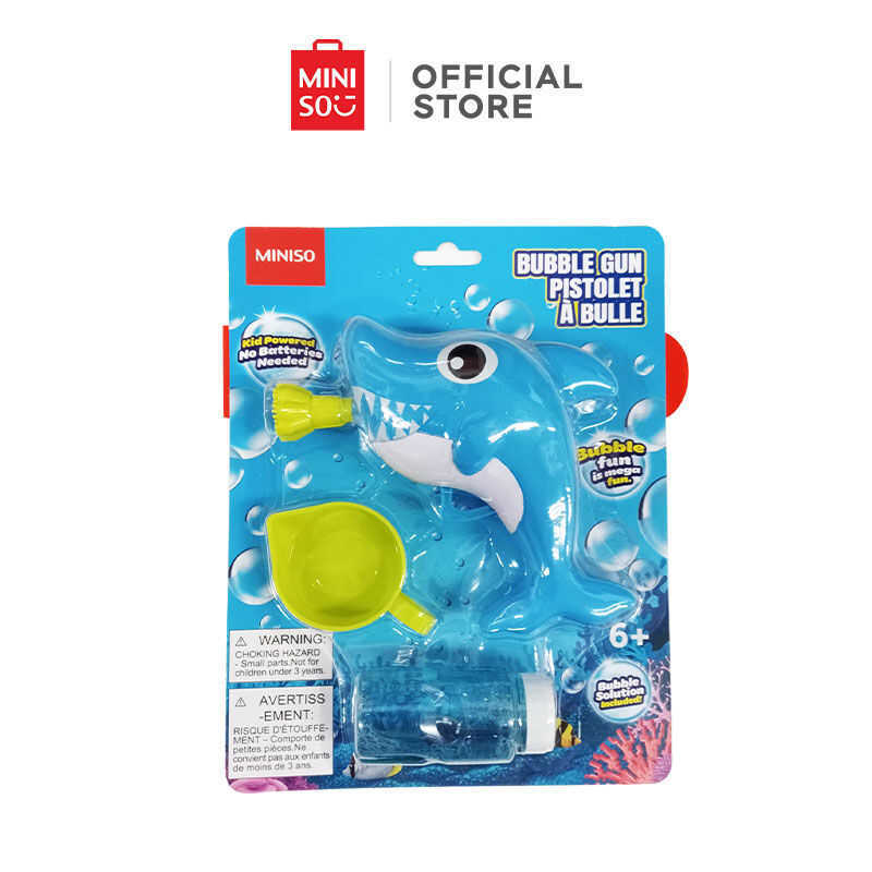 MINISO Inertial Shark Bubble Gun Blue Fd9 | Shopee Philippines