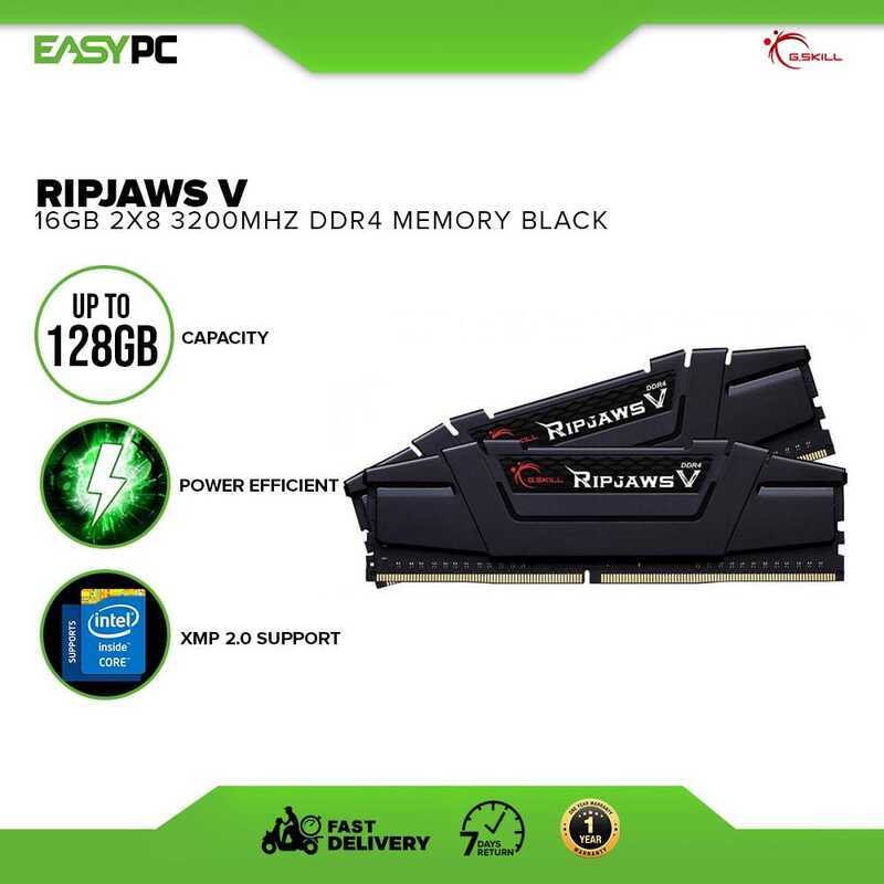 Gb (2X8) Dual Kit 3200Mhz/32Gb 2X16 3600Mhz Ddr4 Memory Black Ram For ...