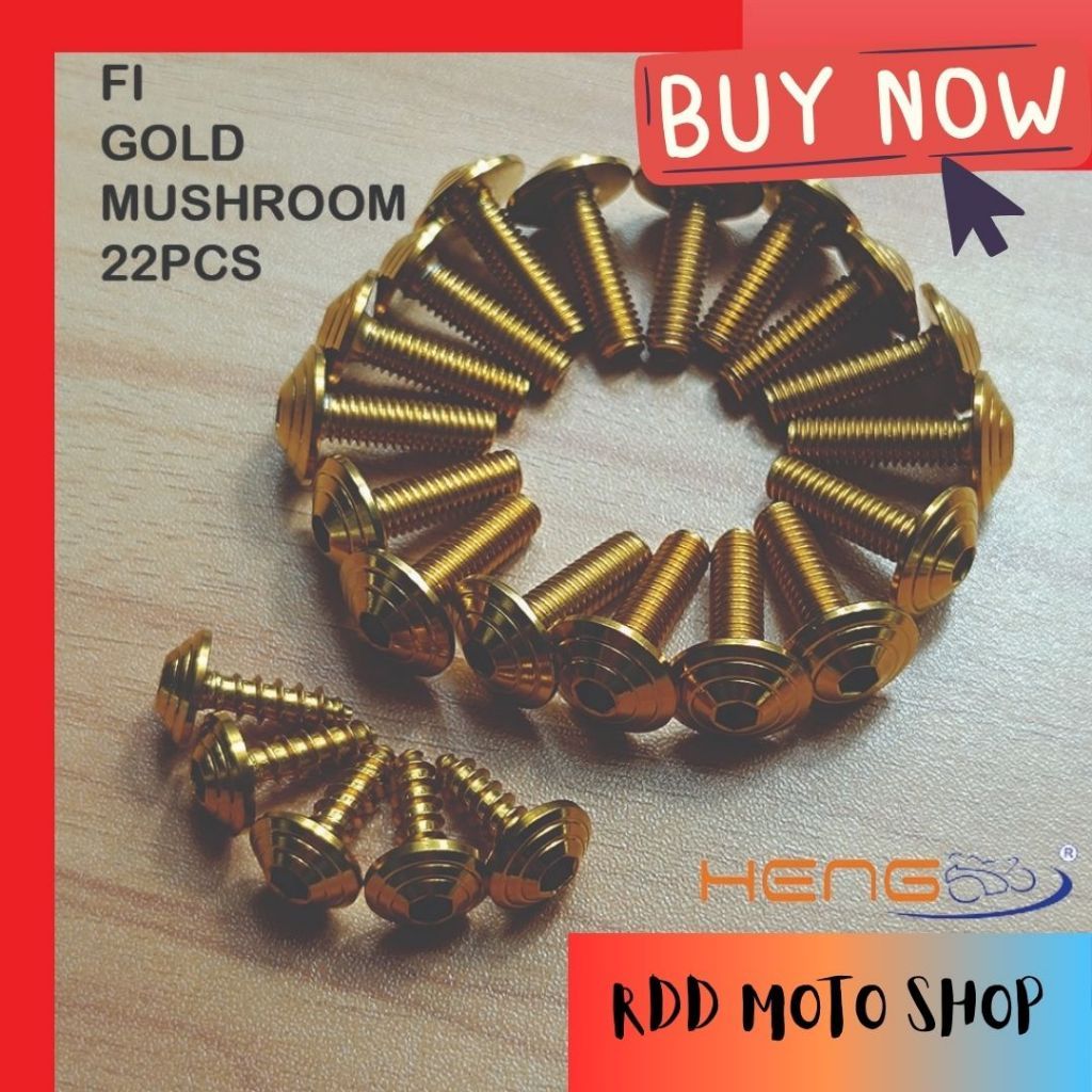 HENG / SC SIAM RAIDER 150 FI / CARB FAIRINGS BODY BOLTS SCREW COMPLETE ...