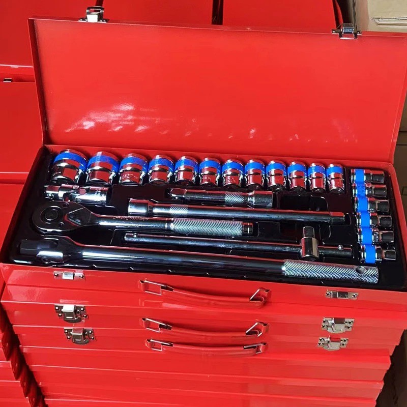 【COD】24PCS Automotive Tools Set For Car/Truck Repair 1/2 Drive Flyman ...