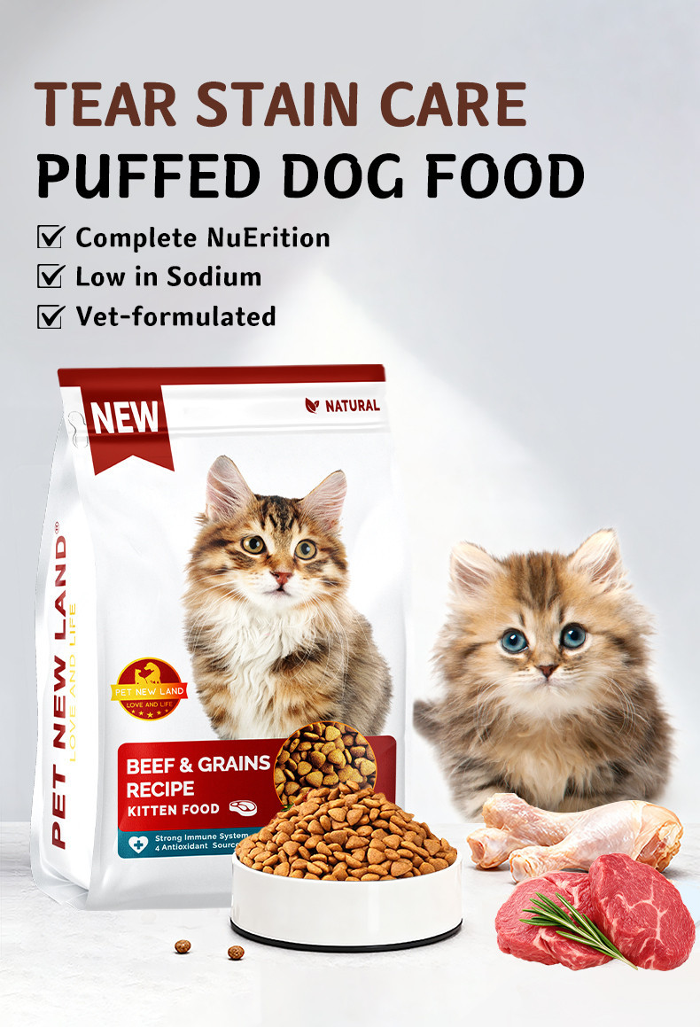 【1KG】 Kitten Cat Dry Food Beef Chicken Adult Cat VegetableFlavor ...