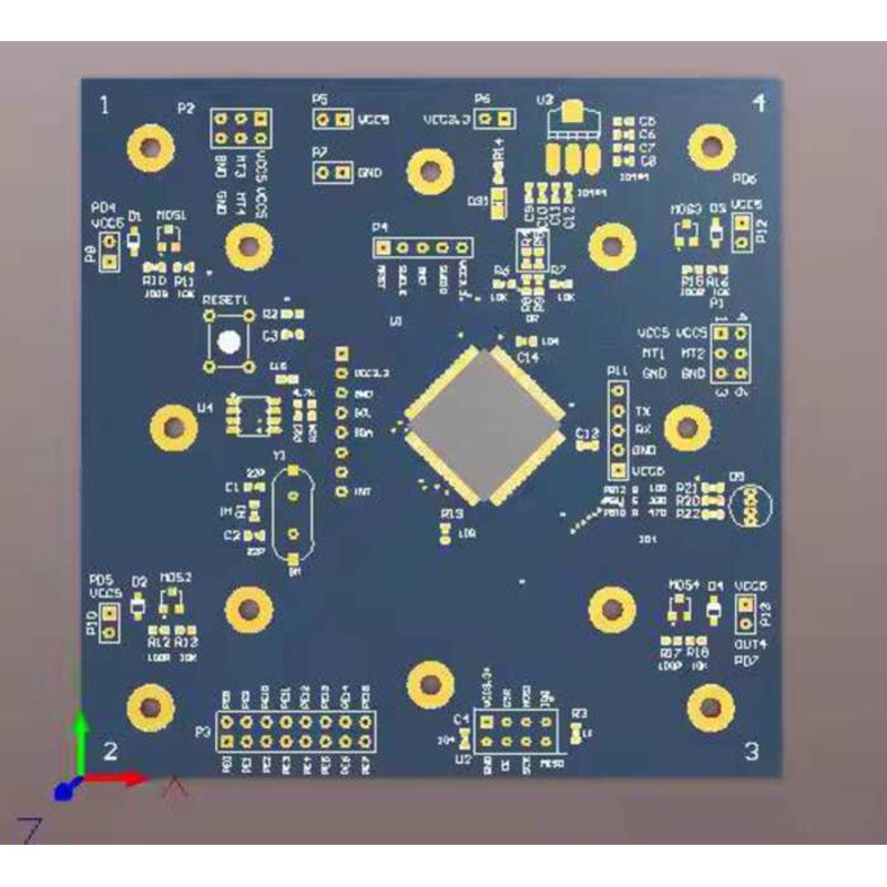 STM32F407VGT6 Minimum System Schematic Diagram PCB Development Board ...