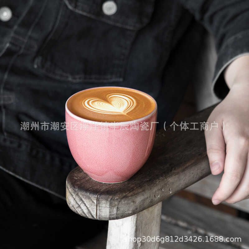 Japanese Retro Ceramic Hand-held Coffee Cup Garland Latte Kabu Pig ...