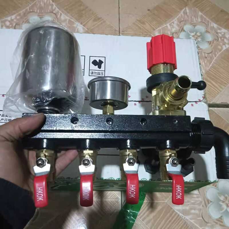 All-Aluminum Shell Four-Way High-Pressure Sprayer Pressure Regulator ...