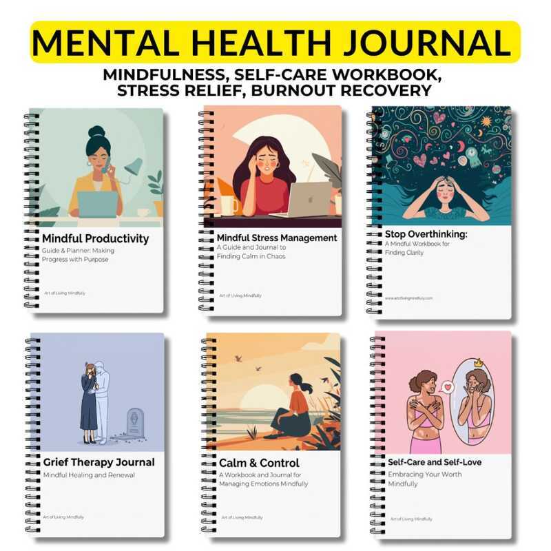 Mental Health Journals – Mindfulness, Stress Relief, Self-Care ...