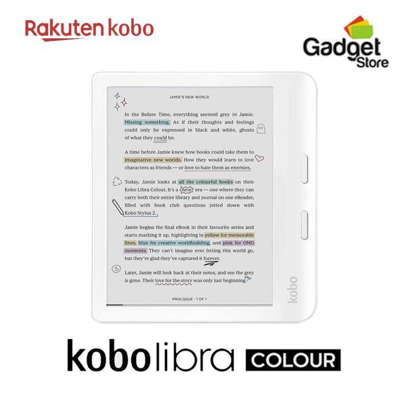 Kobo Libra 32G 7inch Color E-Book Reader Waterproof E-Ink Touch Screen ...