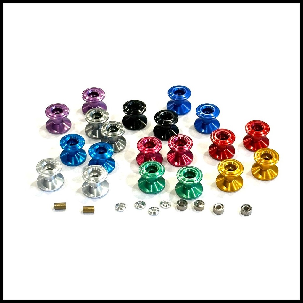 Mini 4wd Double Aluminum Rollers (13-12mm) | Shopee Philippines
