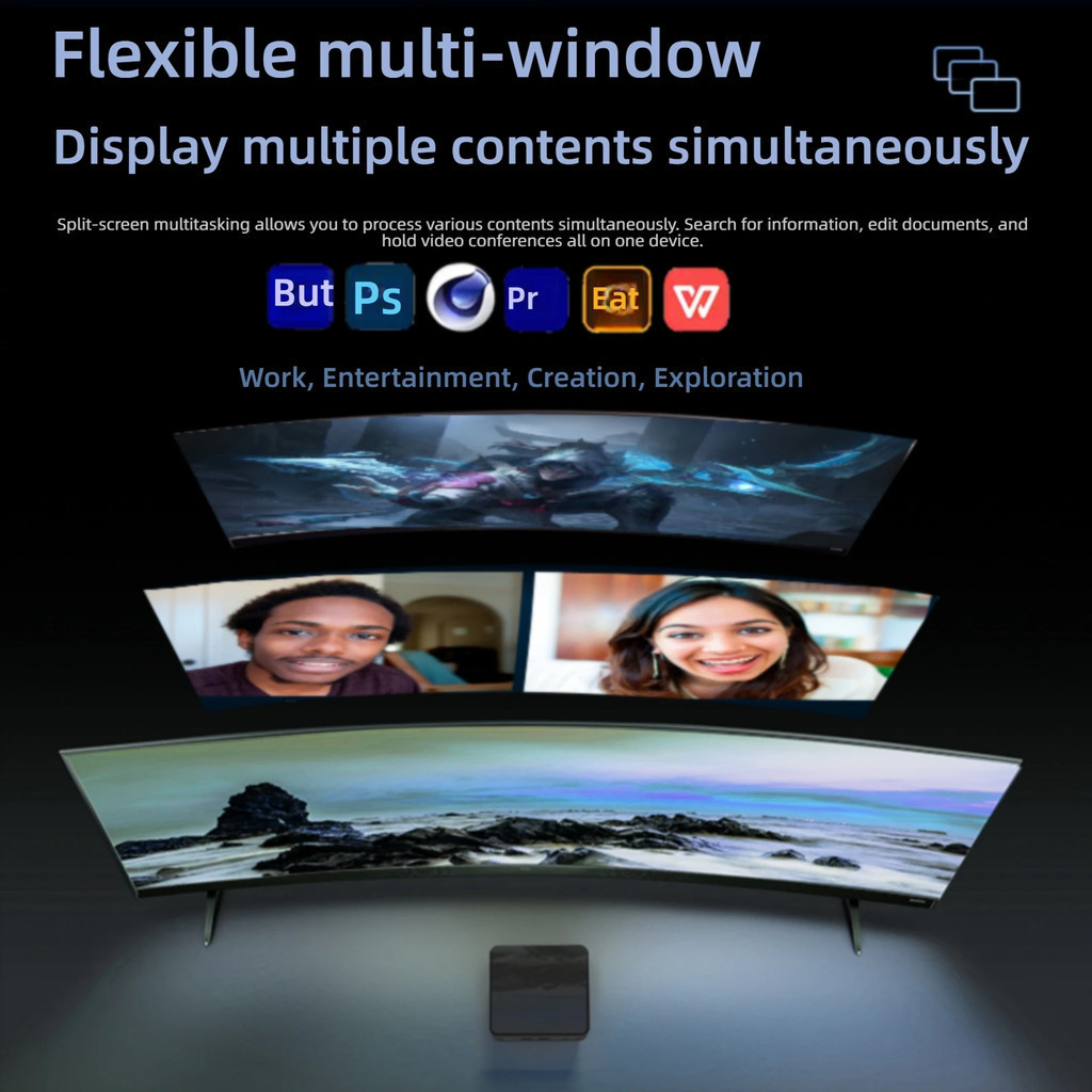 SZBOX AMD R5 5600H MINI PC DDR4 NVMe PCIe3.0 High Definition Display ...