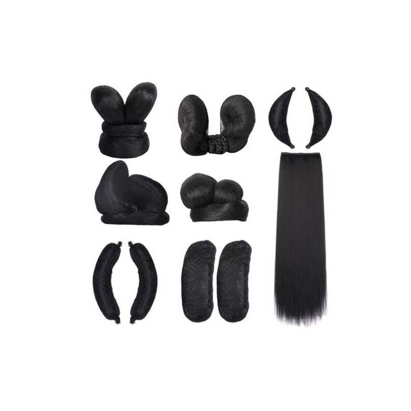Hanfu Wig Le Yan Menghua Zhao Puan'er Ling Snake Hair Without Base Soft ...