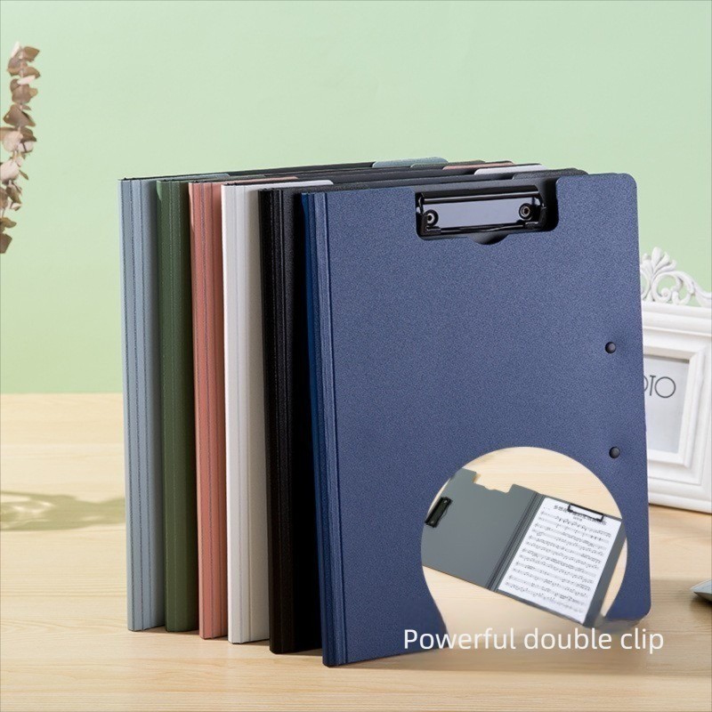 Universal Double Clip A4 A5 Clipboard with Cover Long File Folder ...