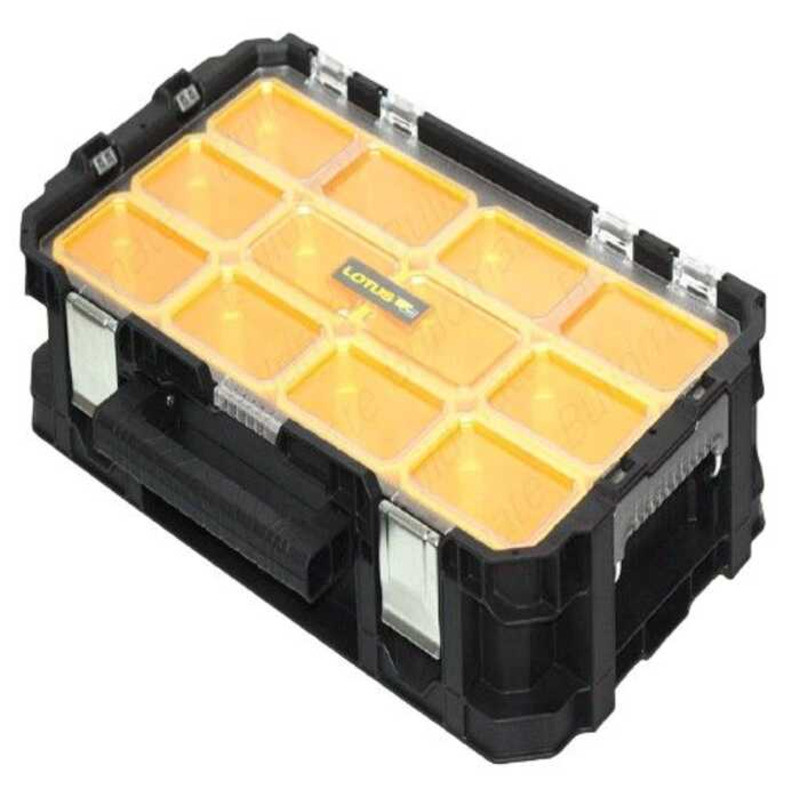 Lotus X-Connect Organizer Tool Box Toolbox With Removable Tray Plastic ...