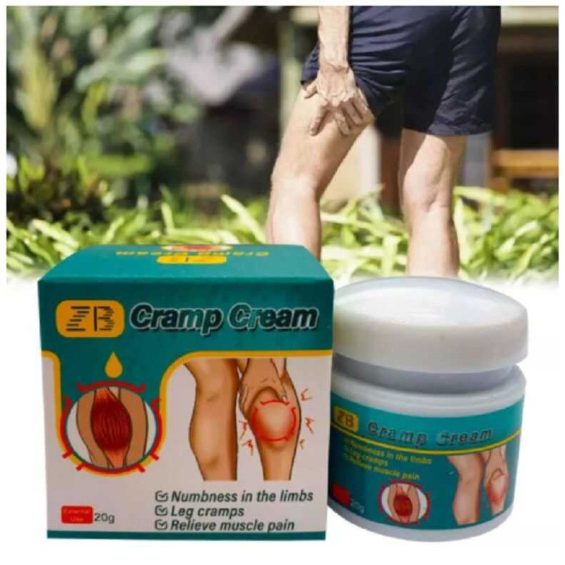 ZB Leg Cramps Cream Calf Muscle Spasm Pain Relief Massage Cream 20G ...