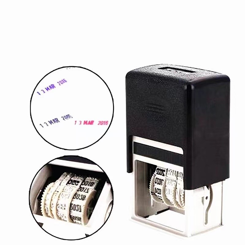 4mm flip Ink Date Stamp office supplies(Year 2025-2036) | Shopee ...